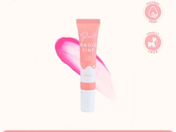 Hello Glow Magic Tint 15ml Rosy Pink blush Long Lasting Legit Original ...