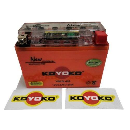 KOYOKO YB6.5L Battery MR2 DZM 200 Battery Nanogel Original Motorcycle ...