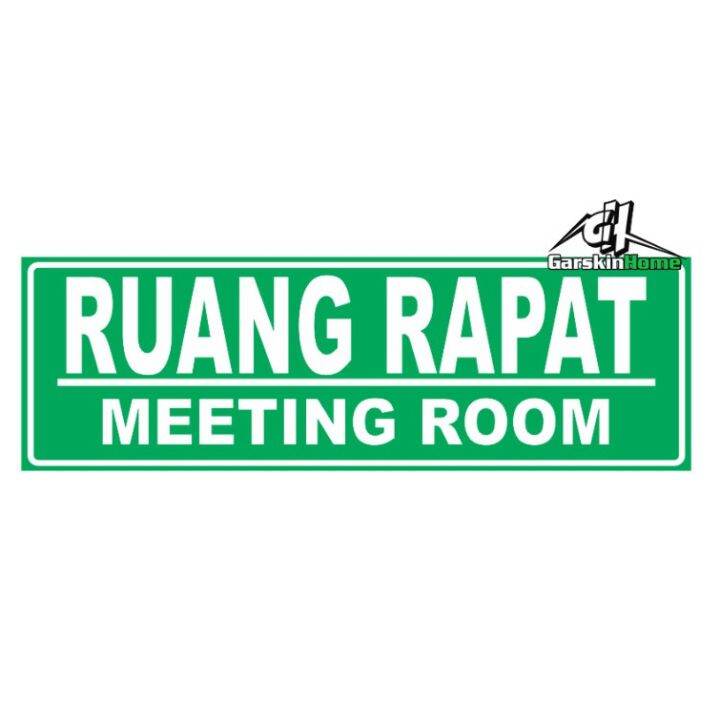 Stiker RUANG RAPAT ,stok selalau ready | Lazada Indonesia