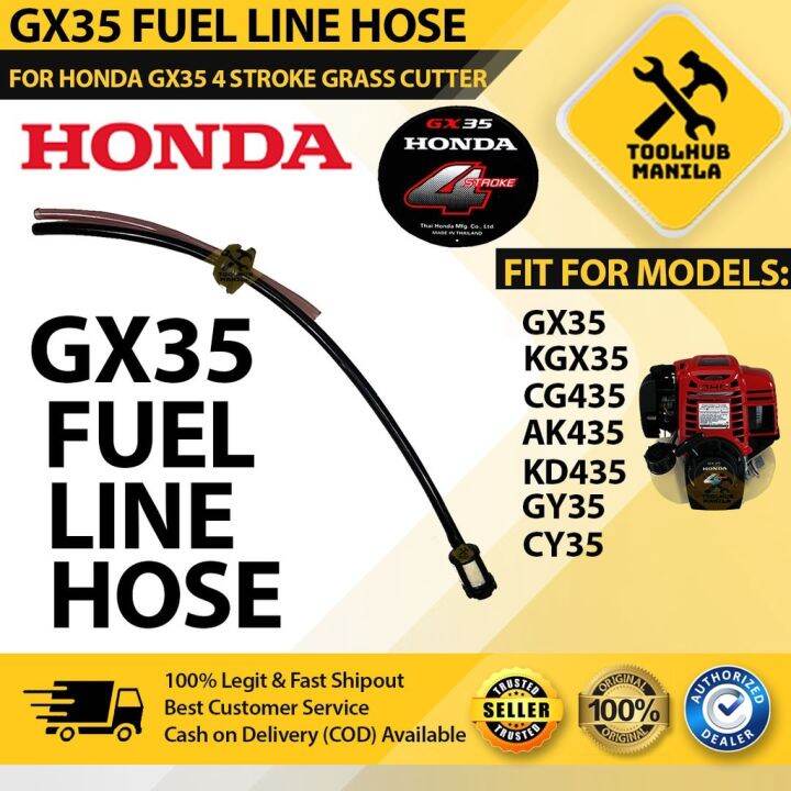 GX35 Fuel Hose, Fuel Filter, Breather Tube for GX35 KGX35 Honda 4 stroke Grass Cutter Spare ...