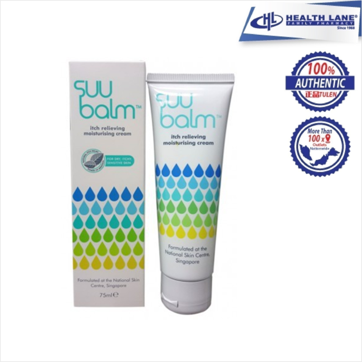 SUU BALM ITCH RELIEVING MOISTURISING CREAM (75ML) | Lazada