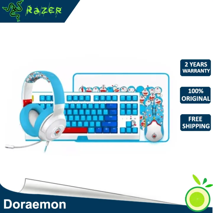Razer Doraemon Original Limited Edition & แผ่นรองเมาส์คอมโบคีย์บอร์ด ...