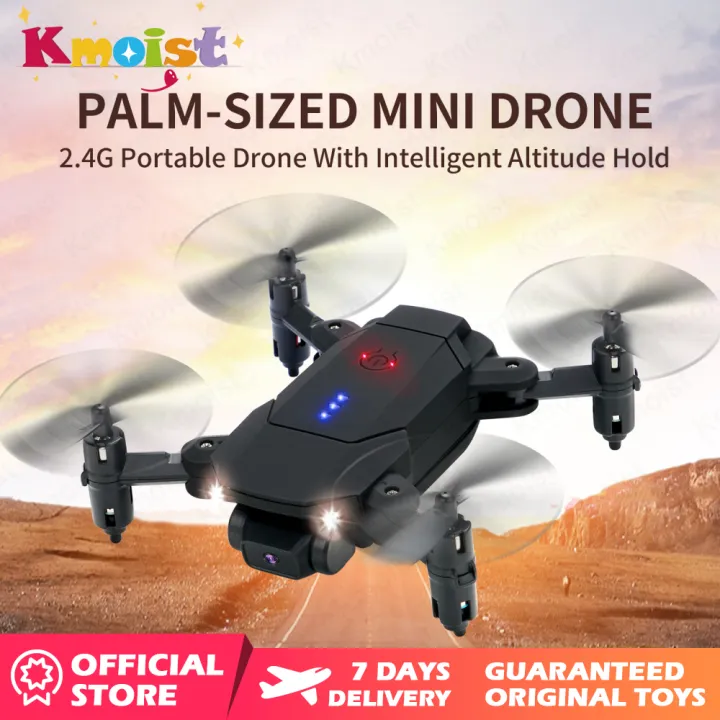 Kmoist ของเล่นโดรนขนาดเล็ก,D83องศา4K กล้อง2.4G Wifi จำกัดความสูงพับได้สี่แกนเครื่องบินของเล่นคอป ...