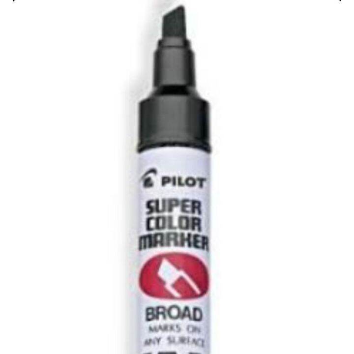 Pilot Marker Fine Broad Tip Wyteboard and Permanent Marker Super Color ...