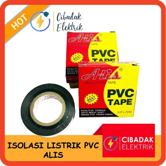 ISOLASI LISTRIK ALIS / ISOLASI / ISOLASI LISTRIK PVC 20 METER | Lazada ...