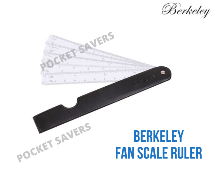 ART HUB - BERKELEY Fan Scale Ruler (Drawing Measurement, Size) | Lazada PH
