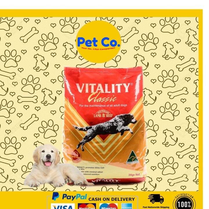 VITALITY CLASSIC LAMB & BEEF DOG DRY FOOD 15kg | Lazada PH