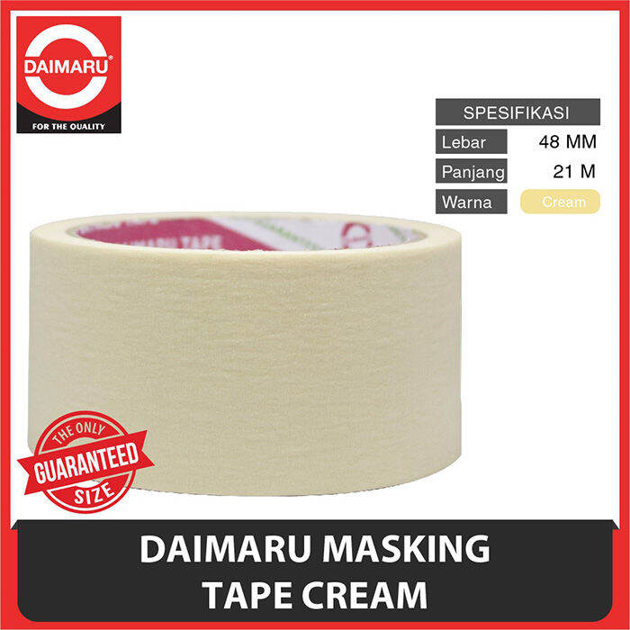 Nokida Lakban Kertas 48mm x 21mm Daimaru [2 Inchi] / Masking Tape ...