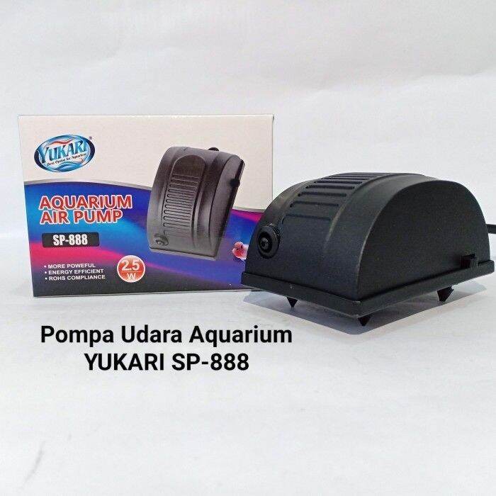 Mesin Pompa Aerator Udara Aquarium 1 Lubang YUKARI SP 888 | Lazada ...