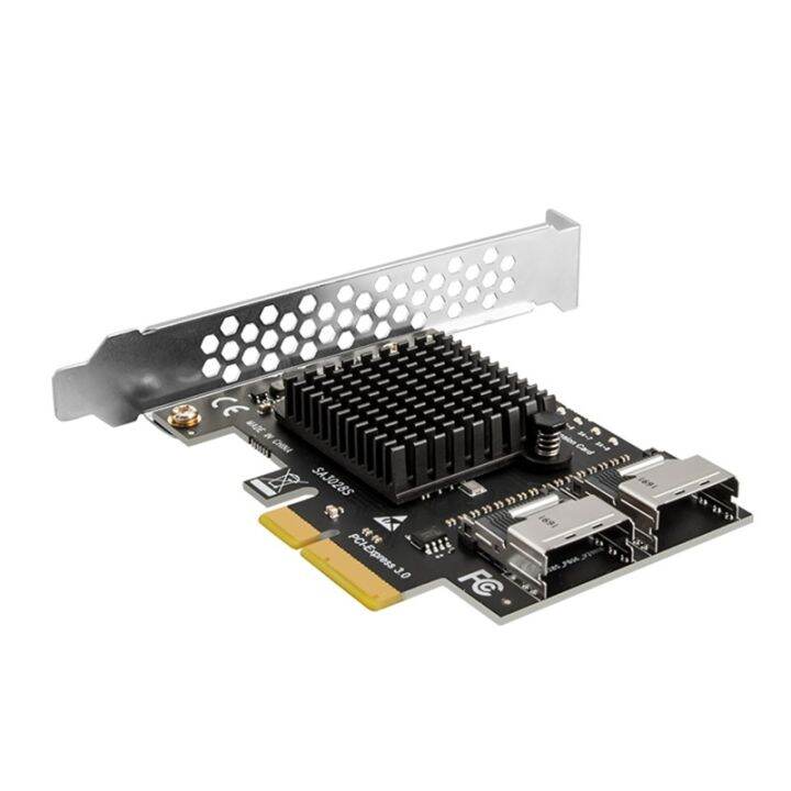 PCI-E to SFF-8087 Adapter 8 Ports PCIE to Mini SAS / Sata 3.0 Hard Disk ...