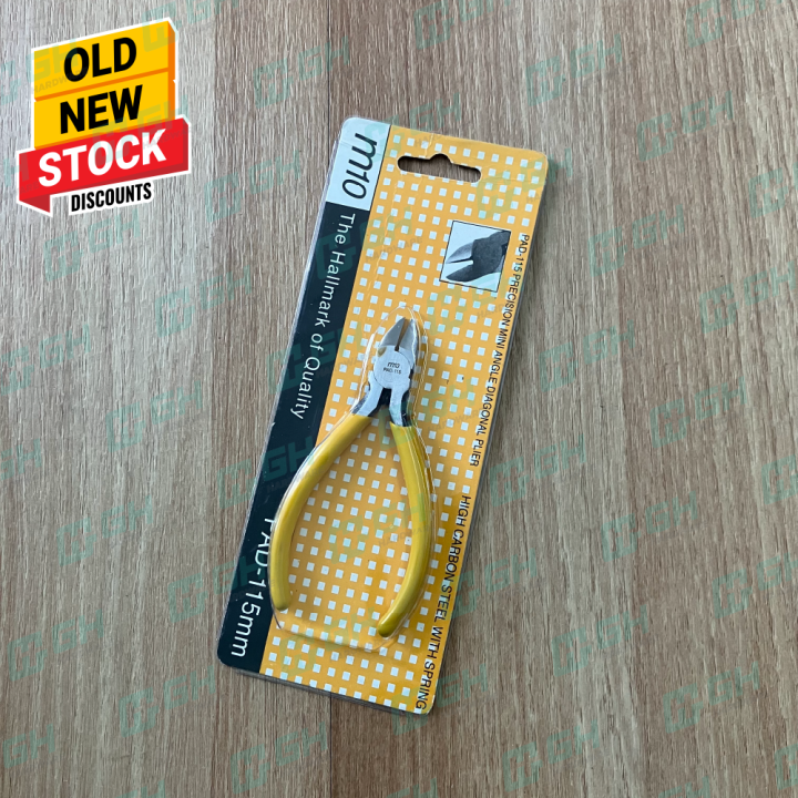 [ GH HARDWARE - OLD NEW STOCK ] M10 Precision Mini Angle Diagonal Plier ...