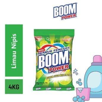 BOOM Powder Detergent 3.8KG (LIME) | Lazada