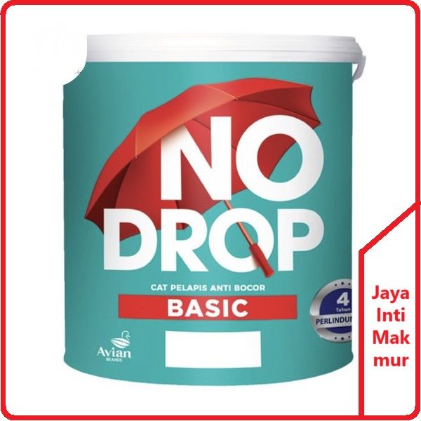 No Drop BASIC Cat Waterprofing 4 kg Pelapis Anti Bocor AVIAN | Lazada ...