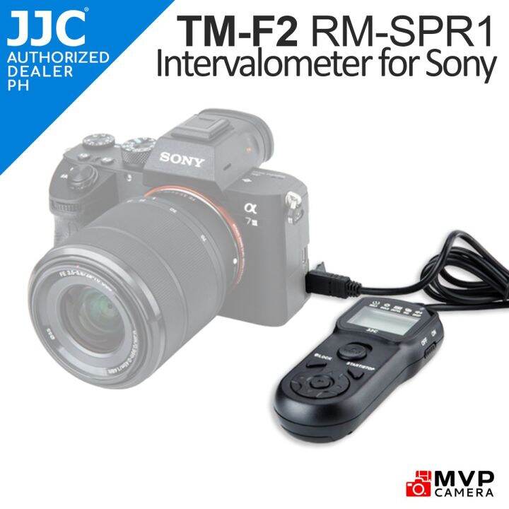 [AUTHORIZED PH] JJC TM-F2 Intervalometer Remote Timer Shutter for Sony RM-SPR1 MVP CAMERA ...