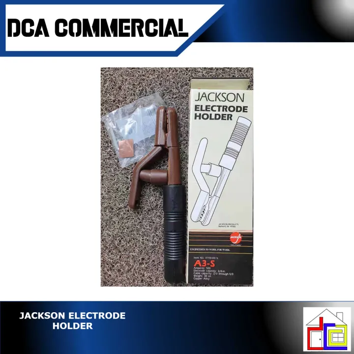 JACKSON Electrode Holder 300A-500A Welding Rod Stick Holder Clamp Jaw ...