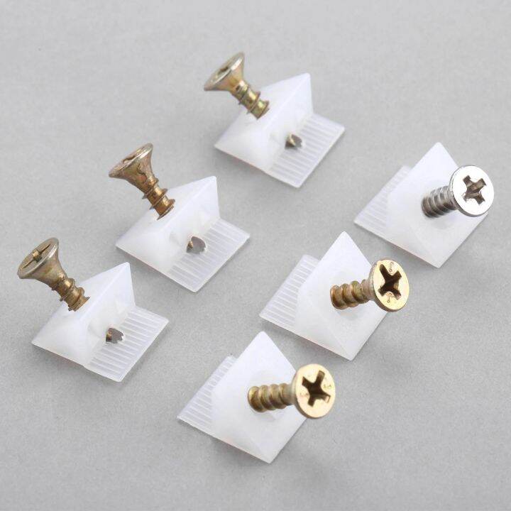 50pcs/Lot 45 Degree Angle Plastic Corner Bracket Block for Drawer ...