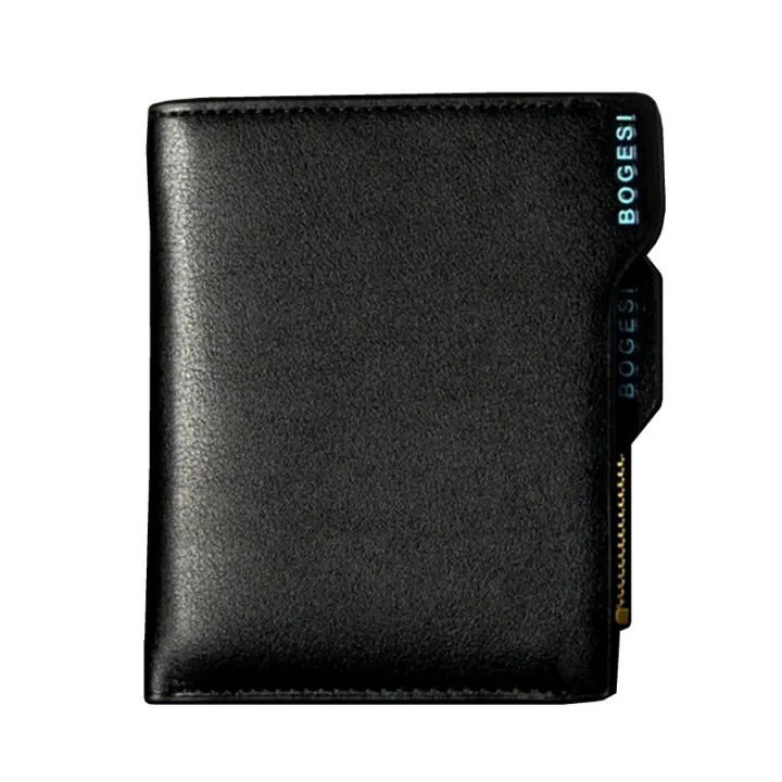 TOP CLASS กระเป๋าสตางค์ผู้ชาย รุ่น BOGESI 0547 - สีดำ | Lazada.co.th