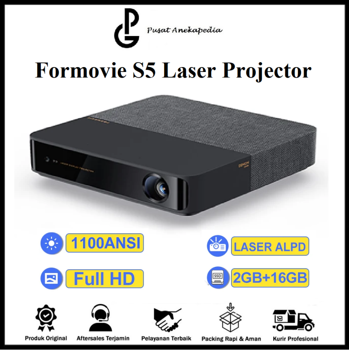 Formovie S5 Laser Projector 1080P Full HD 1100ANSI MEMC 80-100inch ...