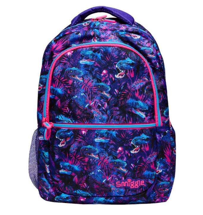 Smiggle Roarsome Classic Backpack กระเป๋าเป้ไดโนเสาร์ม่วง พร้อมส่งในไทย ...