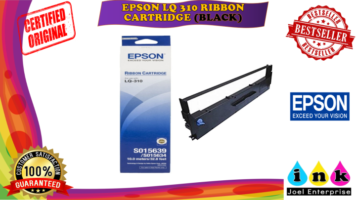 Epson S015639 Original Ribbon Cartridge for LQ-310 (Black) | Lazada PH