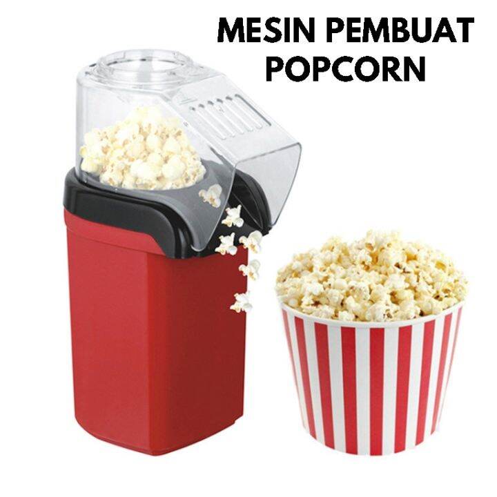 Mesin Pembuat Pop Corn Otomatis Mesin Electric Popcorn Maker | Lazada ...