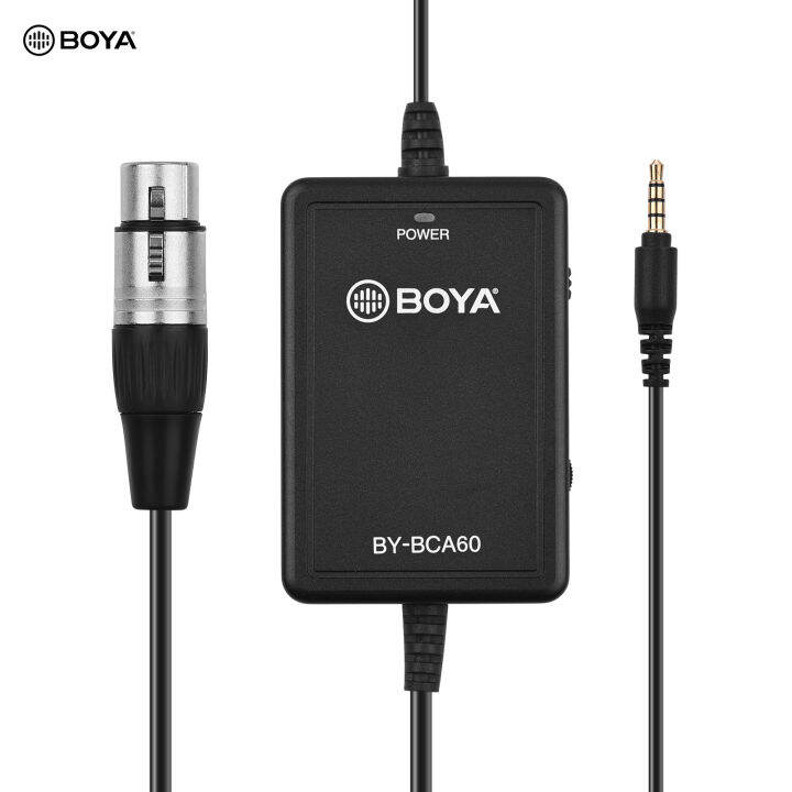 BOYA BY-BCA60 6M/20FT Ultra Long Microphone Cable XLR to 3.5mm TRRS ...