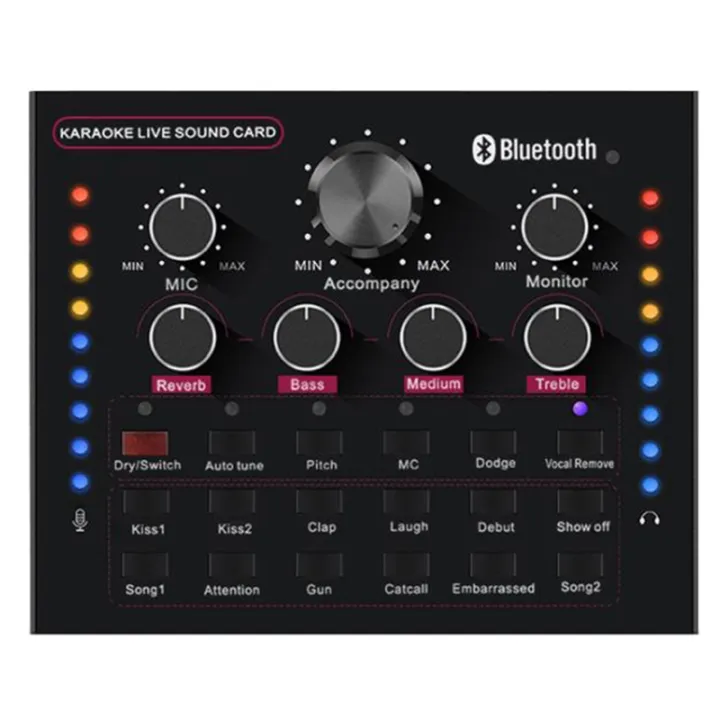 Sound Card Audio External USB for Headset Microphone Live Broadcast for ...