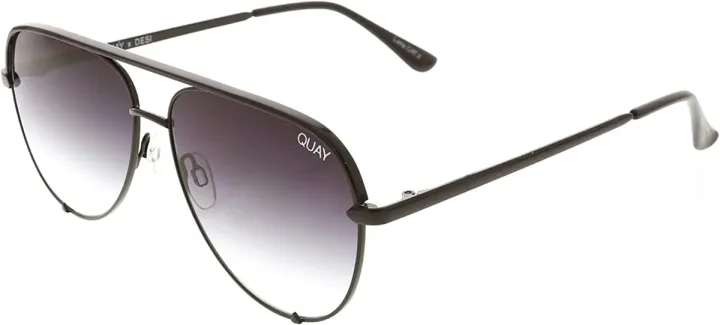 QUAY AUSTRALIA Women's High Key Mini QUAY X DESI Black/Smoke Fade ...