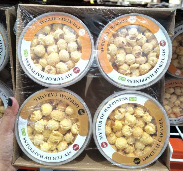 CHEF TONY Popcorn Mini Tubs 4 x 115g | Country Cheddar and Original ...