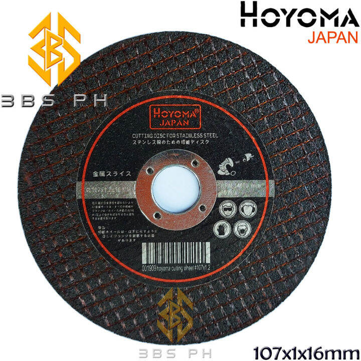 Hoyoma Japan Cutting Disc Heavy Duty 4" Stainless Steel (25pcs) | Lazada PH