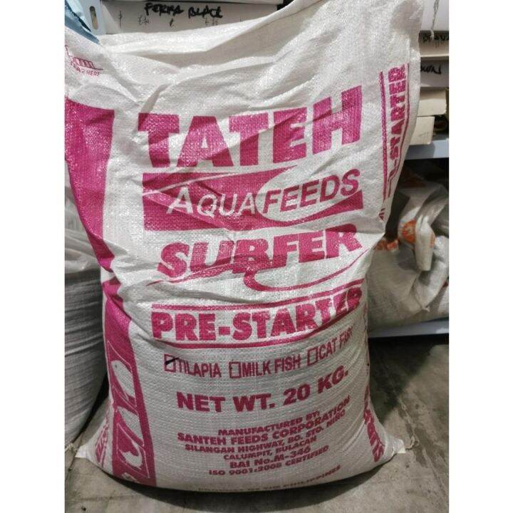 Tateh Surfer Premium Feeds Pre Starter Tilapia / Bangus / Hito / Koi ...