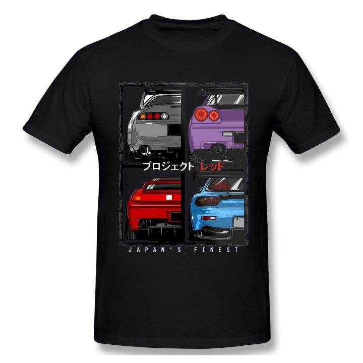 Jdm Tshirts R34 Nsx Fd3S Rx7 Japan Racing Car Streetwear T Tees | Lazada.co.th
