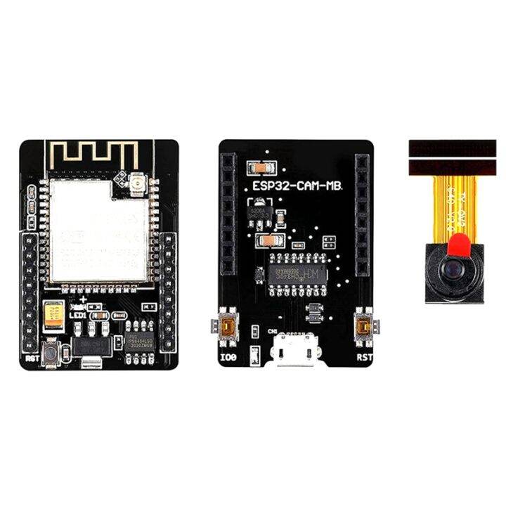 ESP32-CAM -MB WIFI+Bluetooth Module ESP32-CAM Development Board with Base Plate+OV2640 Camera ...