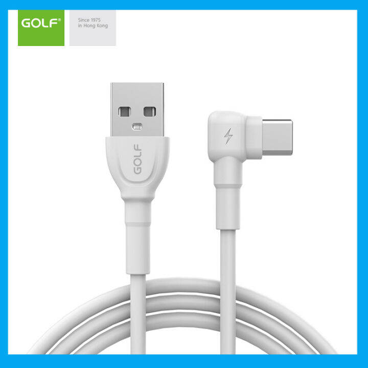 GOLF GC70 Type-c Data Cable 3A Quick Charge L-SHAPED GAME USB CABLE ...