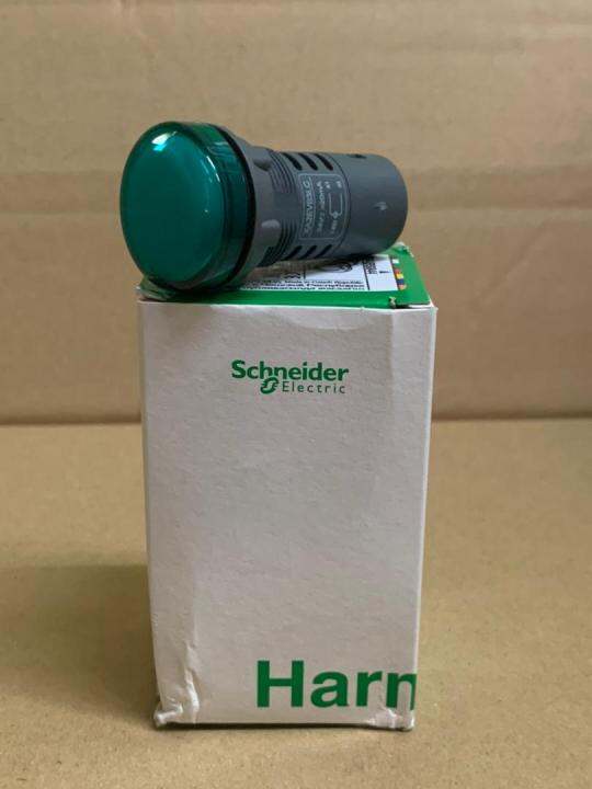 XA2EVB3LC round pilot light Ø 22 - green - integral LED- 24 V AC/DC ...