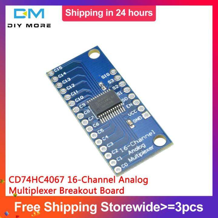 Original Diymore CD74HC4067 16-Channel Analog Digital Multiplexer ...