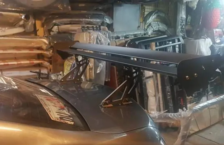 Double spoiler aluminum universal sedan type by jlynnsbca | Lazada PH