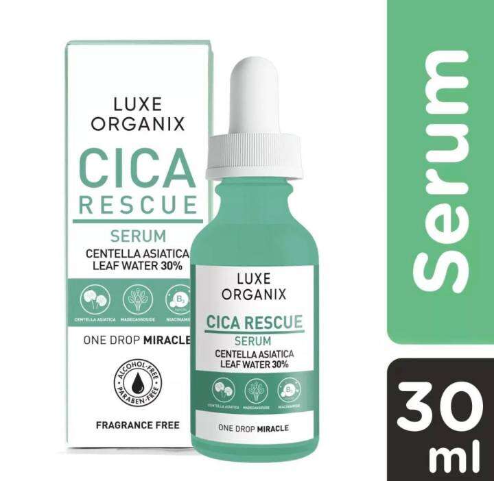 Luxe Organix Cica Rescue Calming Serum 30ml | Lazada PH