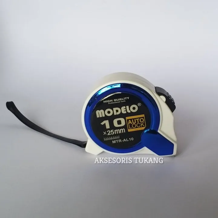 Meteran Auto Lock 10 Meter Modelo / Meteran Tukang 10 Meter Auto Lock ...