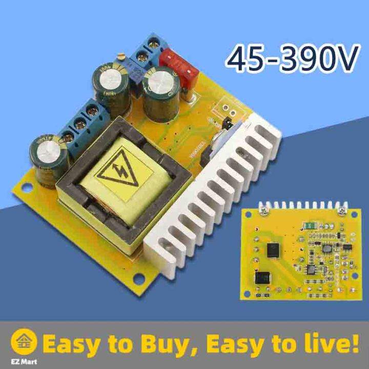 【Fast Shipping】 DC-DC Boost Converter 45-390V High Voltage ZVS Capacitor Charging Board 220V ...