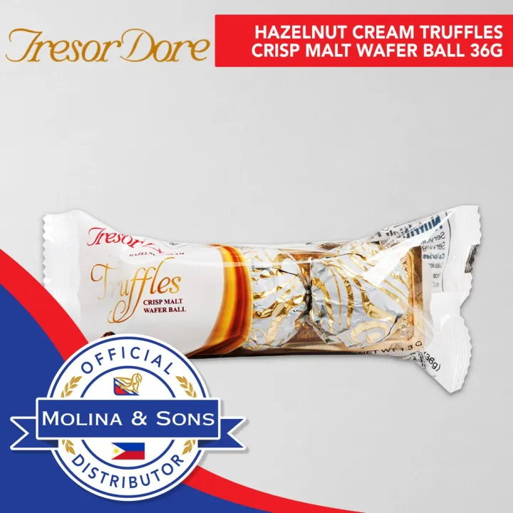 Tresor Dore Hazelnut Chocolate Truffles 37.5g | Lazada PH