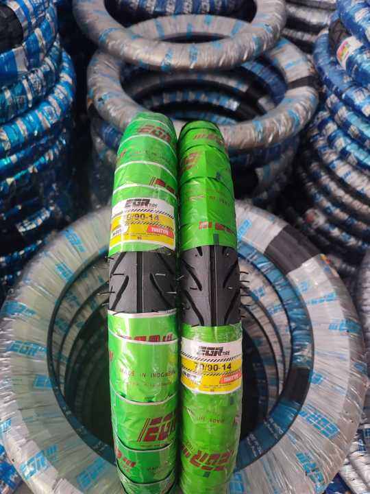 Ban Motor Beat/Vario/Mio/Fino Ring 14 ukuran 70/90-14 Dan Sepasang Non ...