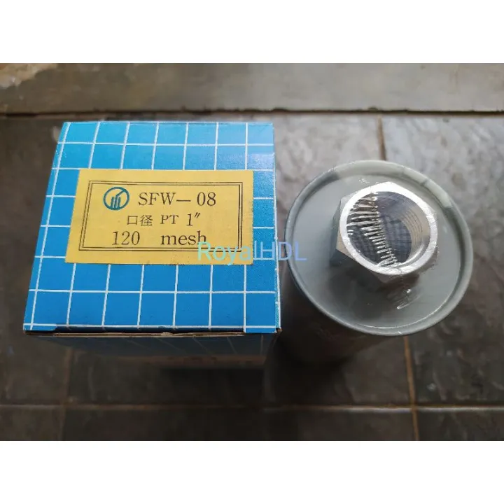 hydraulic oil filter sfw-08 pt 1" saringan oli hidrolik mesin injection ...