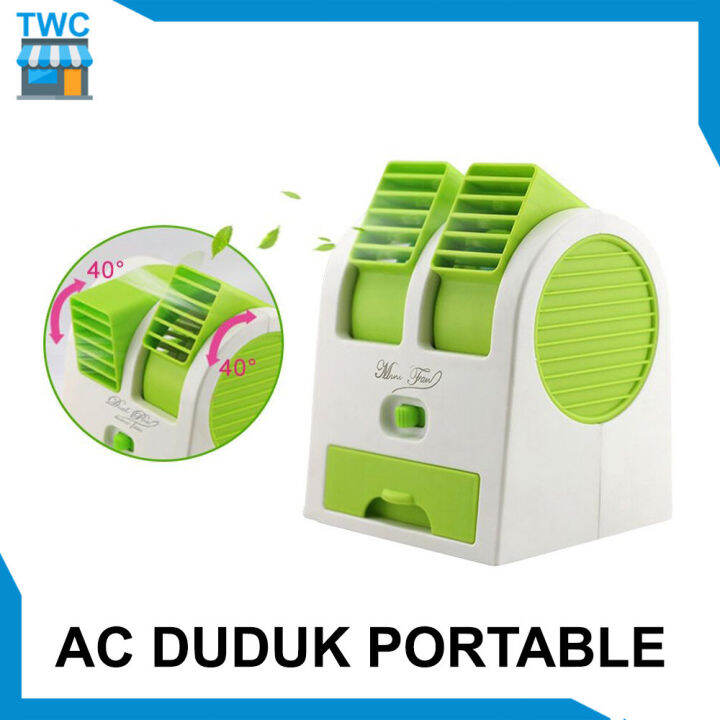 AC Mini - Kipas Angin AC - Mini Fan Air Conditioning - AC Duduk Double ...