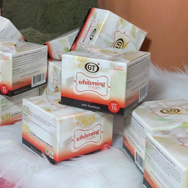 GT Whitening Cream with Sunblock SPF 15 20g | Lazada PH