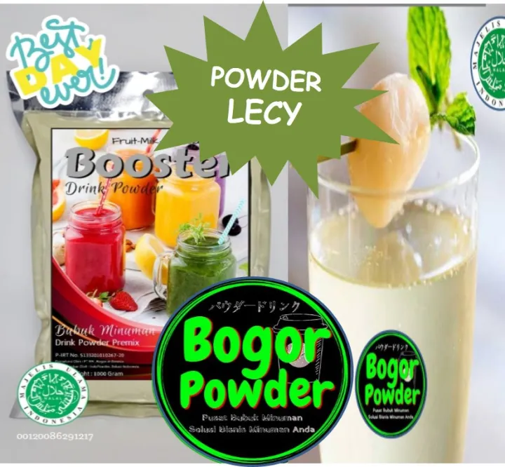 Bubuk minuman Leci 1kg - Powder Minuman Leci - Powder Lychee 1kg ...