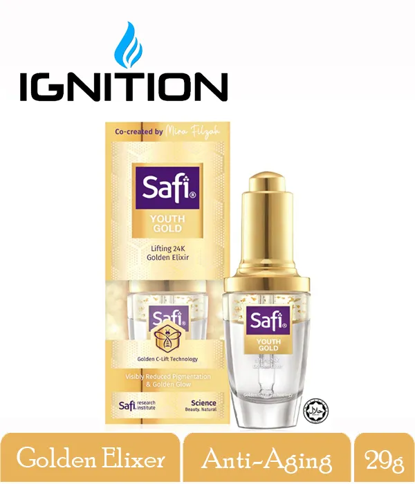 SAFI Youth Gold Lifting 24K Golden Elixir 29g | Lazada