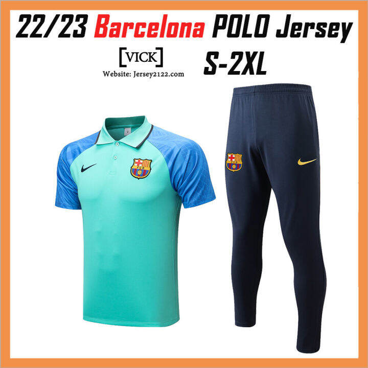Ready Stock FCB Jersey Shirt 22/23 POLO Training Jersi Man Football ...
