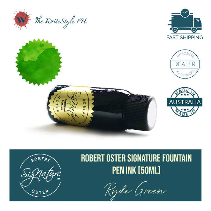 Robert Oster Signature Fountain Pen Ink [Ryde Green] | Lazada PH