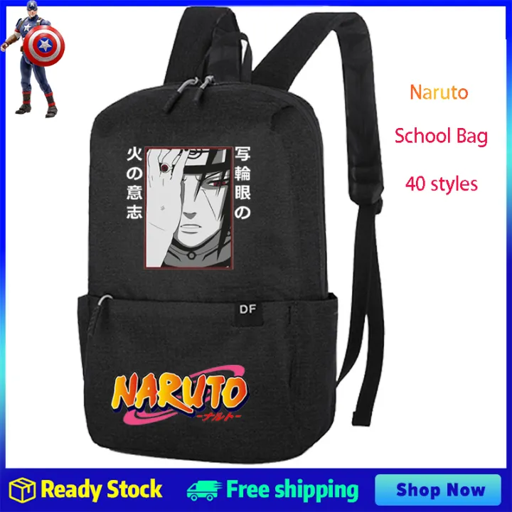 Naruto New Cartoons Backpack Sasuke Sakura Cool Anime Printing Student ...